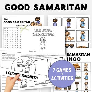 Parable of the Good Samaritan, Bible Lesson, VBS Activity Pack, Sunday ...