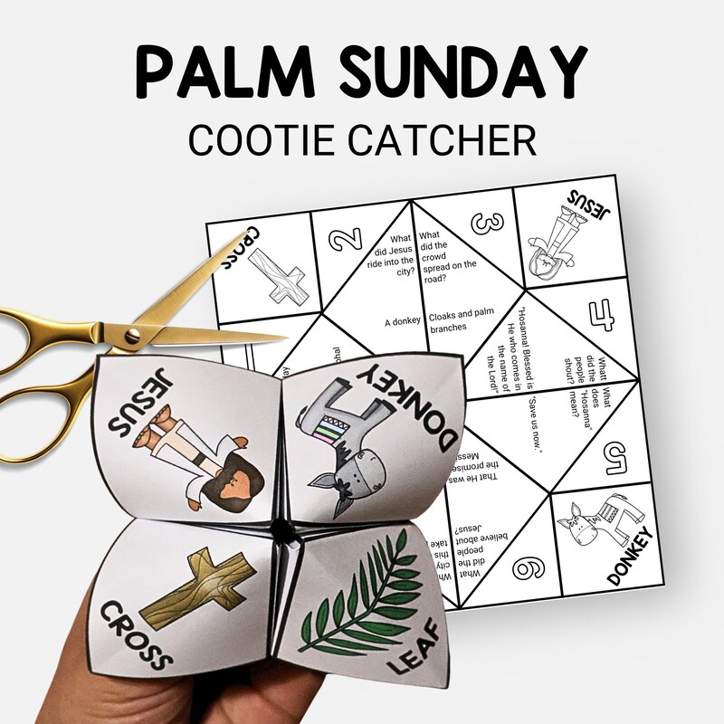 Cootie Catcher Easter - Etsy
