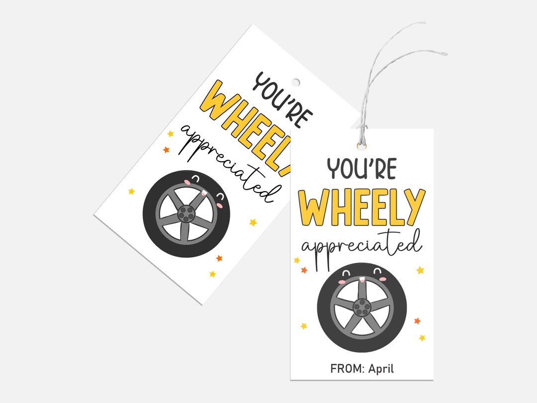 School Bus Driver Appreciation Tag, Wheelie Printable Bus Driver Thank ...