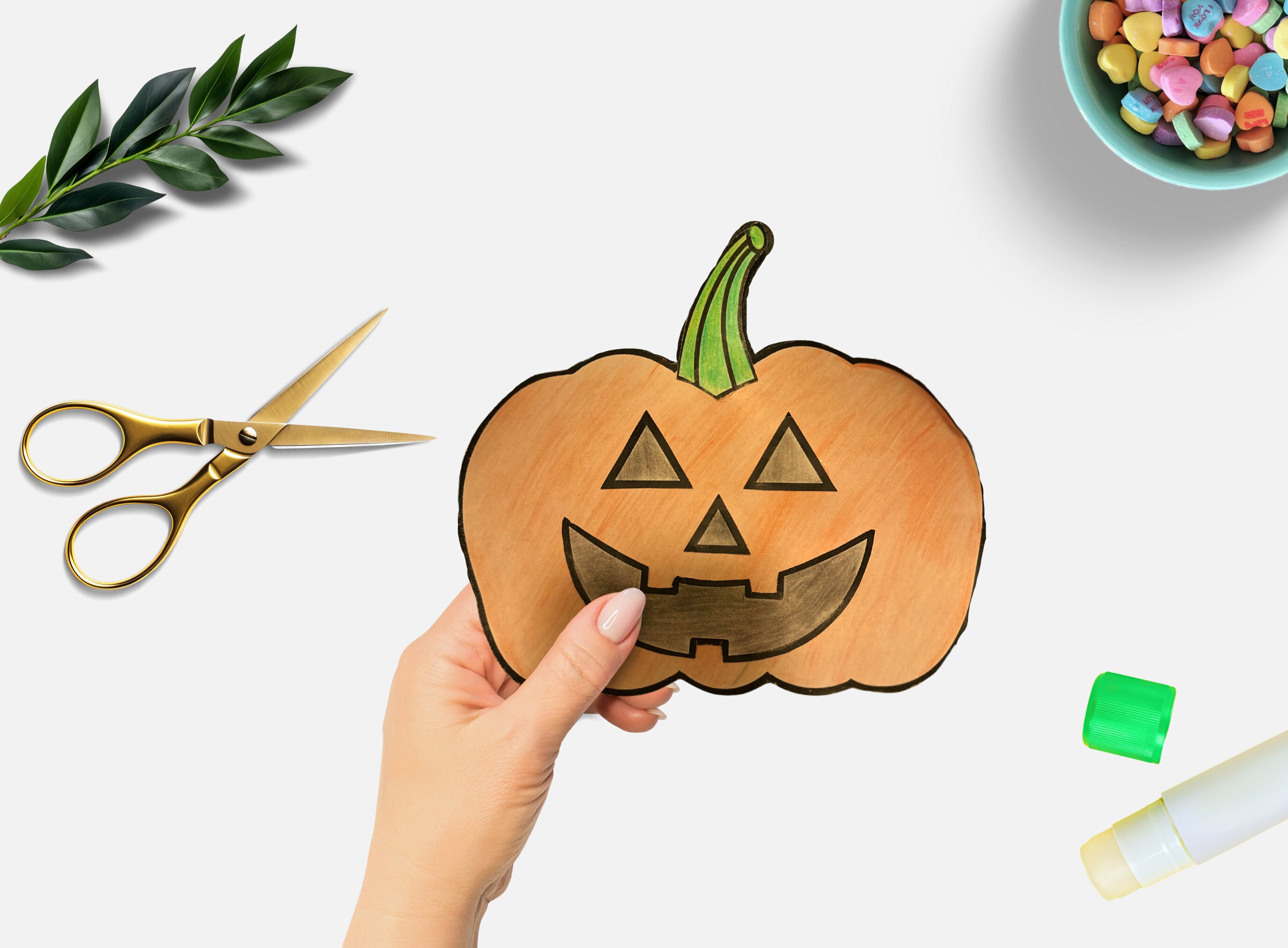 Build a Jack O'lantern, Printable Halloween Craft, Preschool Activity ...