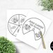 Jesus Cleanses the Temple, Printable Bible Coloring Wheel, Sunday ...