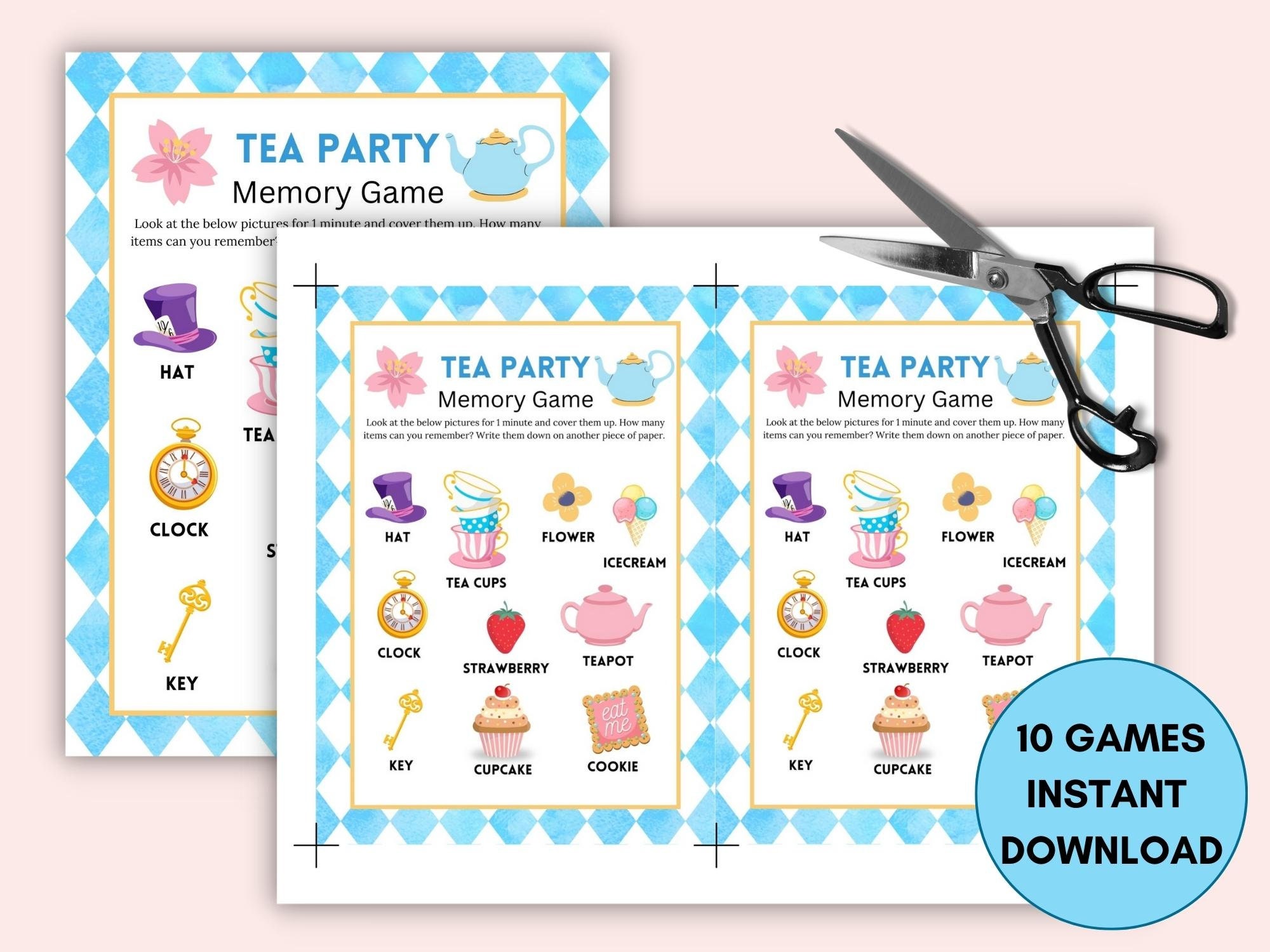 Kids Tea Party Games, Tea Party for Girls, Tea Party Games, Princess ...