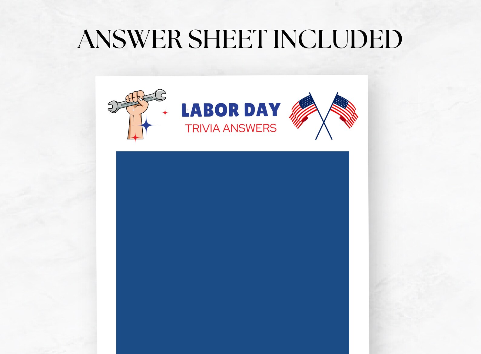 Labor Day Trivia, Fun Printable Labor Day Game for Kids and Adults ...