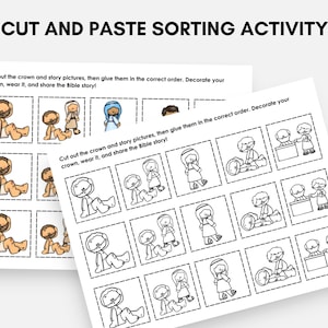 The Good Samaritan Bible Crown, Printable Faith Sequencing Headband ...