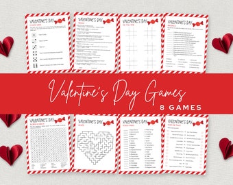 Valentines Day Food Pairs Game, Valentine's Party Games, Valentines Day ...