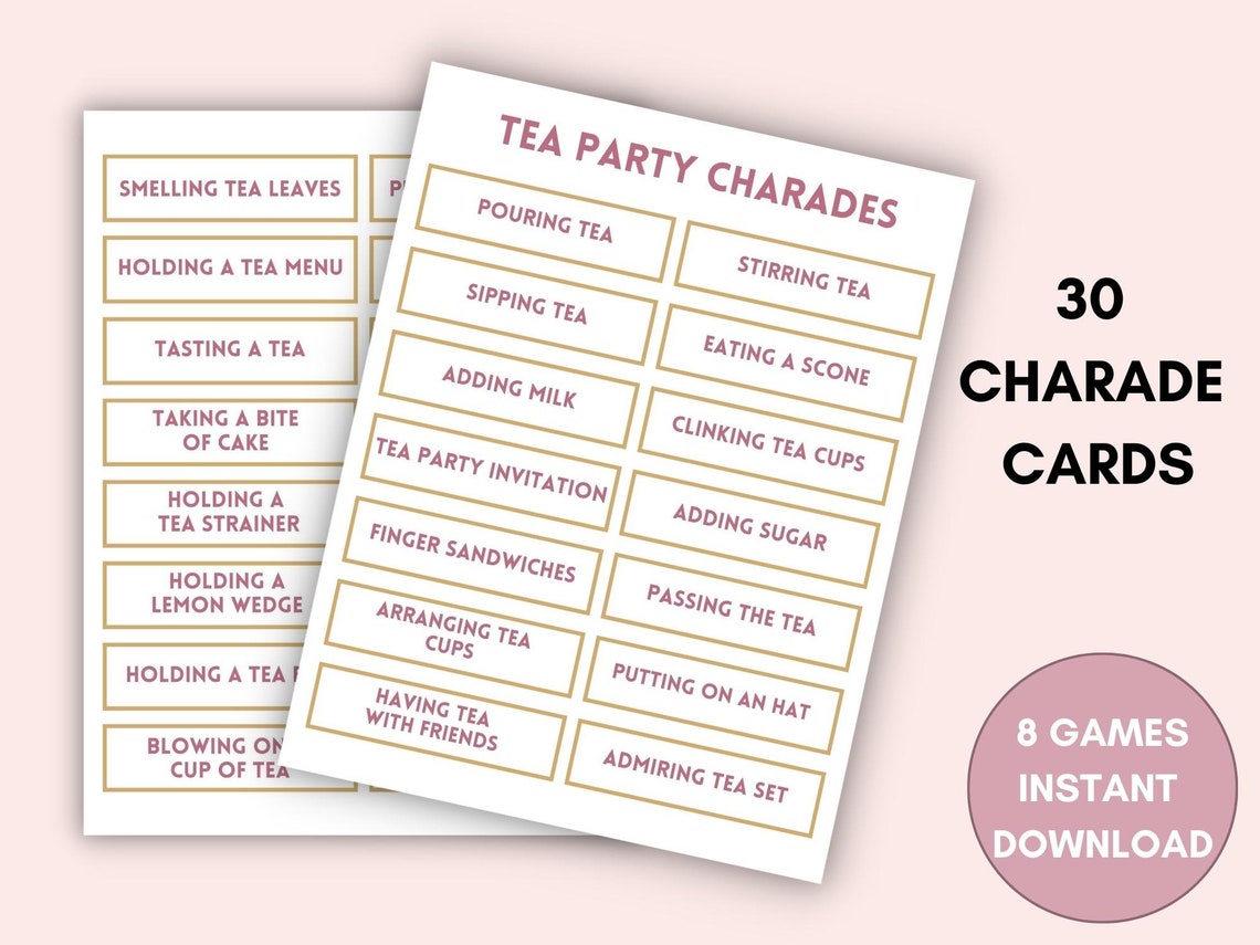 Tea Party Games, Ladies Tea Party, Tea Party Activities, Garden Tea ...