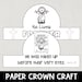 Ascension of Jesus Bible Crown, Printable Faith Headband, Jesus ...