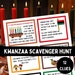 Kwanzaa Scavenger Hunt, Indoor Scavenger Hunt, Scavenger Hunt Clues ...