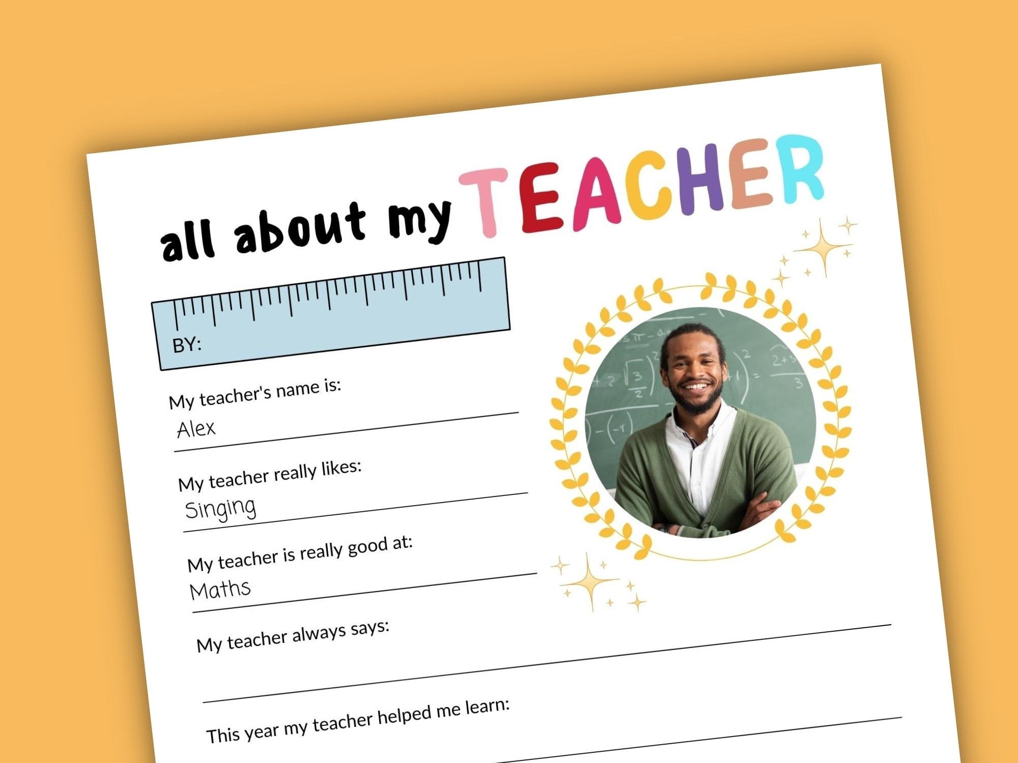 Teacher Appreciation Week, Printable Teacher Appreciation Gift, Thank ...