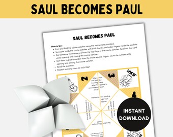 Zacchaeus, Printable Bible Activity Placemat, Sunday School, Kids Bible ...