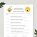 Bee Riddles, Fun Printable Party Game for Kids and Adults, Bee Theme ...
