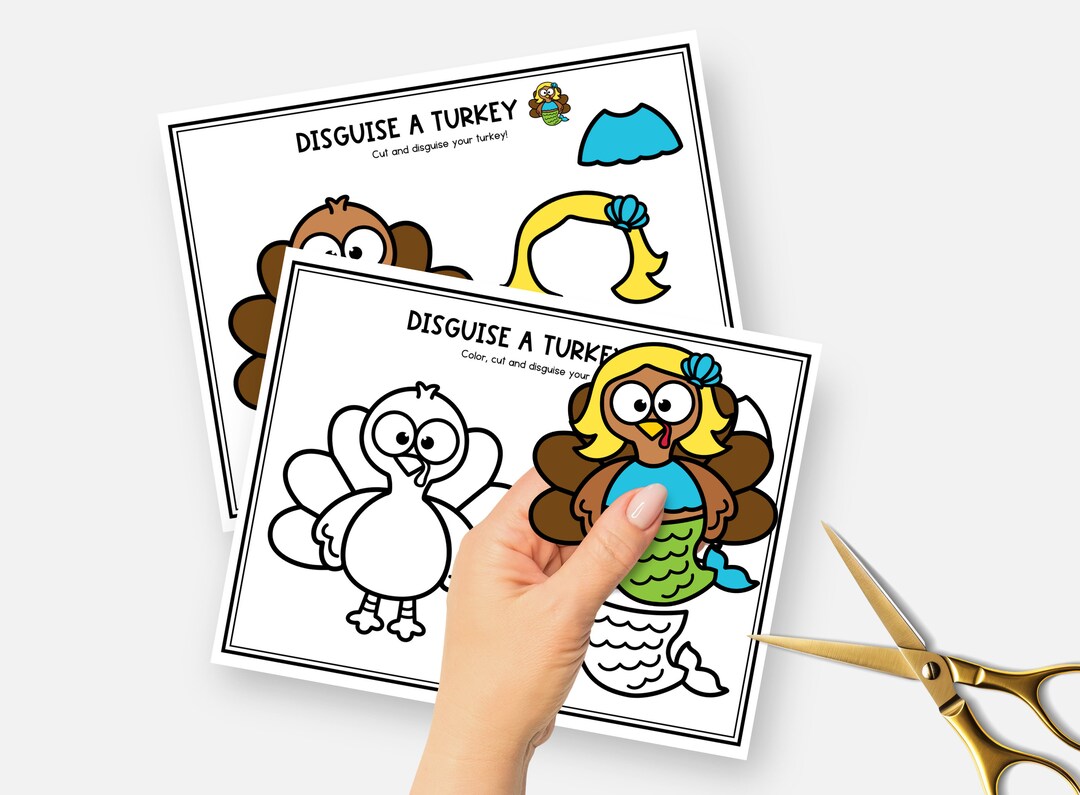 Disguise a Turkey, Mermaid Disguise, Turkey in Disguise Project, Turkey ...