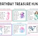 Mermaid Birthday Scavenger Hunt for Kids, Indoor Treasure Hunt Clues ...