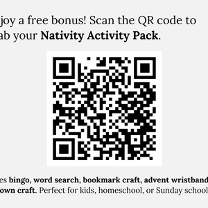 Christmas Advent Prayers, Printable Sunday School Craft, Kids Bible ...