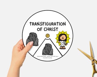 Transfiguration of Jesus Craft - Etsy