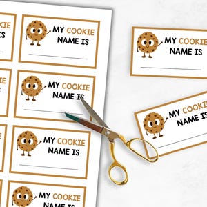 Whats Your Cookie Name, Sign & Tags, Cookie Swap Party, Smart Cookie ...