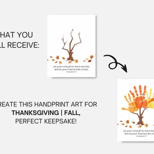 Thanksgiving Handprint Art, Christian Thanksgiving Printable, Fall ...