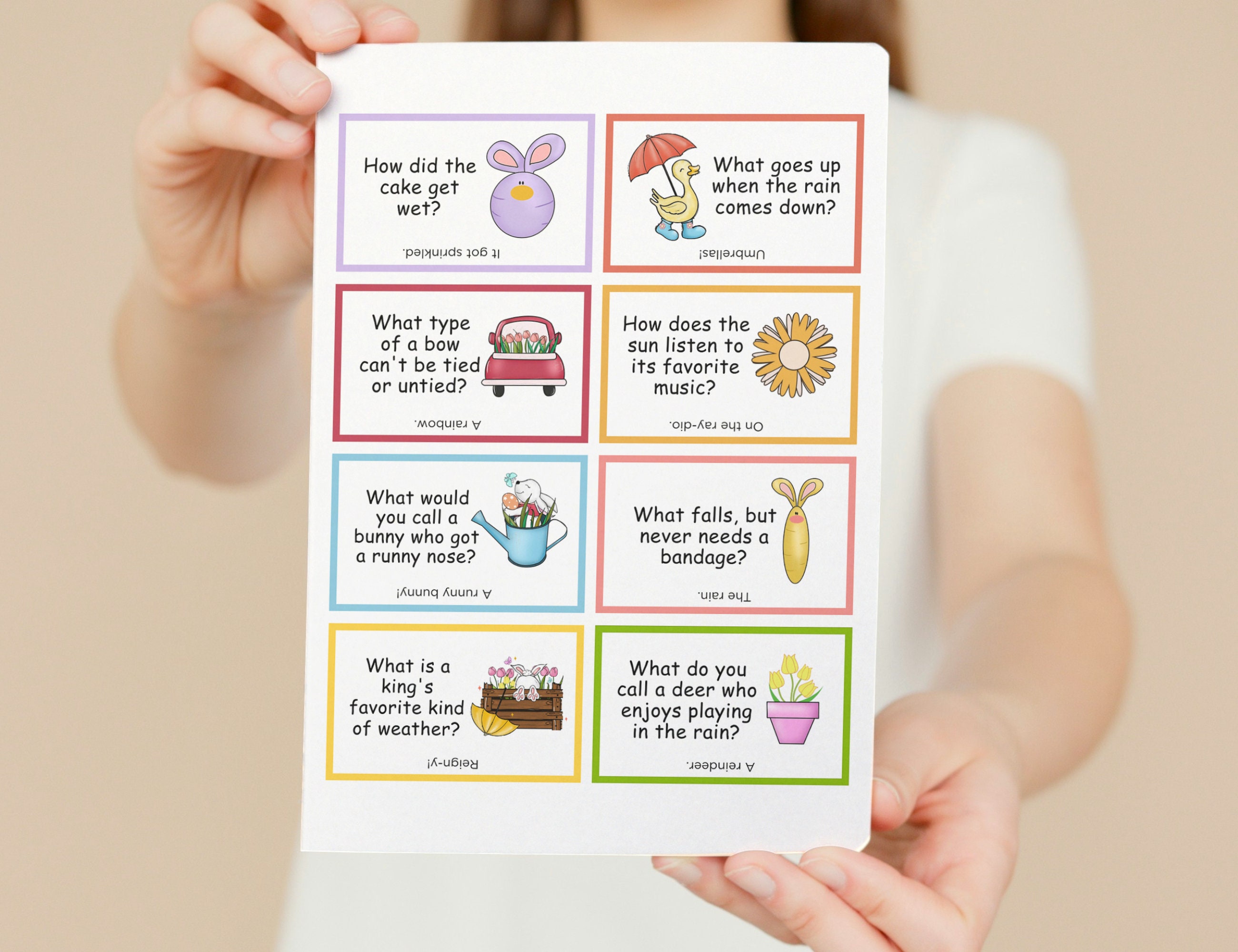 Funny Spring Lunchbox Jokes for Kids, 40 Lunchbox Notes, Printable ...