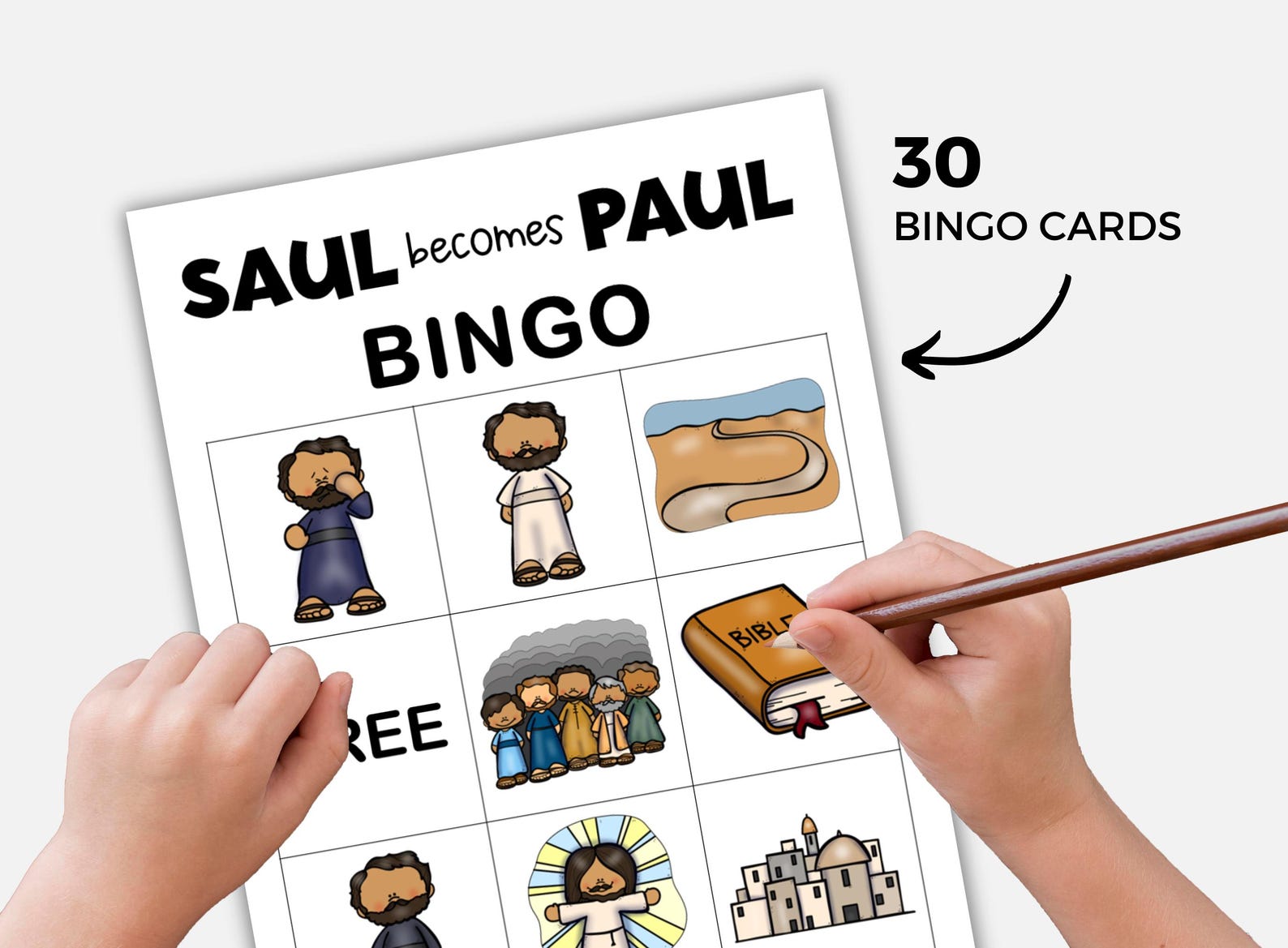 Saul Becomes Paul Bible Lesson, VBS Activity Pack, Sunday School Crafts ...