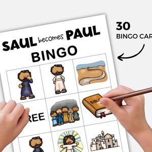 Saul Becomes Paul Bible Lesson, VBS Activity Pack, Sunday School Crafts ...