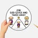 The Story of Job, Printable Bible Coloring Wheel, Sunday School Craft ...