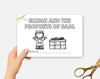 Elijah and the Prophets of Baal - Bible Craft for Sunday School - Etsy