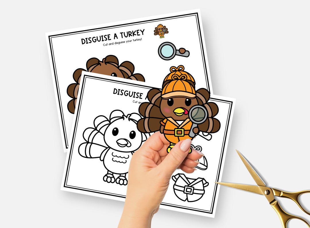 Disguise a Turkey, Detective Disguise, Turkey in Disguise Project ...
