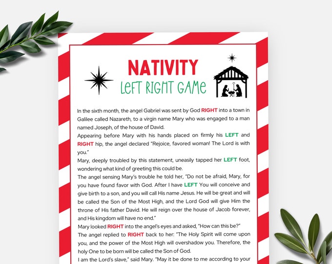 Nativity Pass the Present | Church Bible Games | Christmas Bible Games ...
