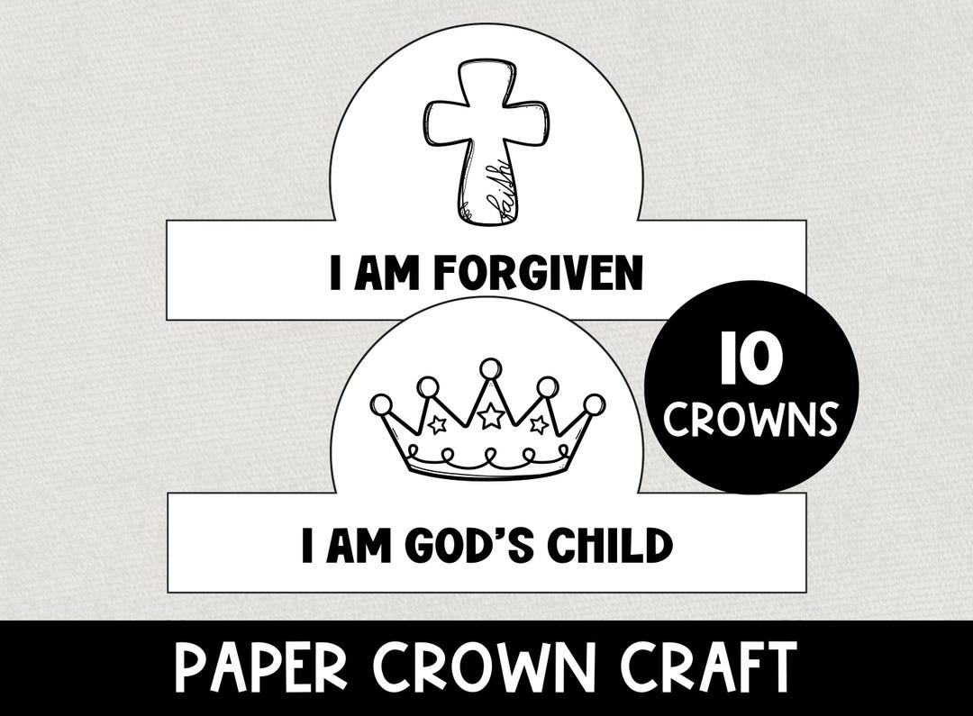 Who I Am in Christ, Identity in Christ Printable Bible Faith Crown ...