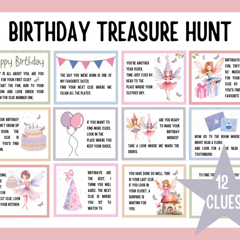 Fairy Scavenger Hunt - Etsy