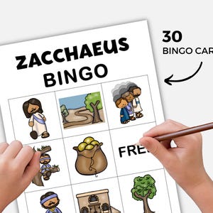 Zacchaeus Bible Lesson, VBS Activity Pack, New Testament Sunday School ...