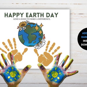Earth Day Handprint, Earth Day, Earth Day Activities, Earth Day ...