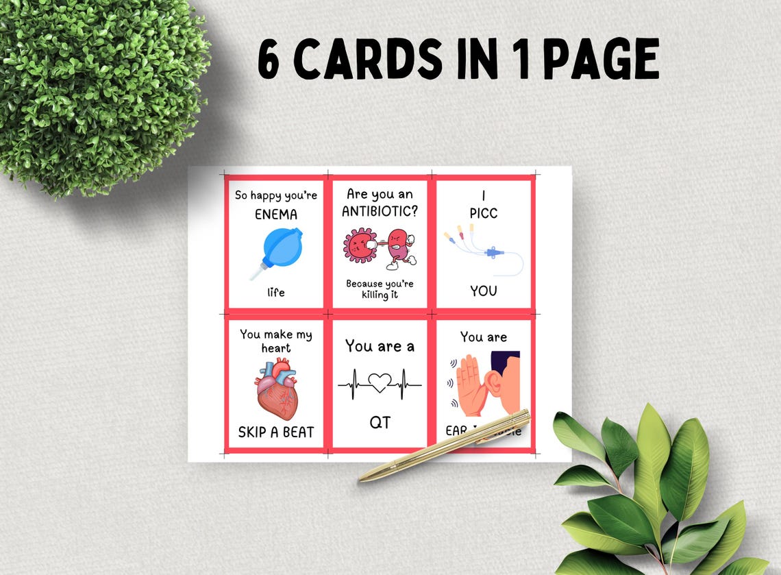 Nurses Week Cards, Printable Nurse Appreciation Gift Tags, National ...