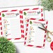Christmas Song Game, Printable Holiday Activity, Fun Family Game Night ...