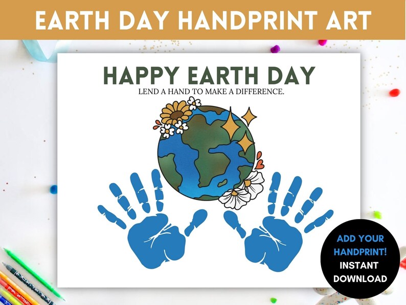 Earth Day Handprint, Earth Day, Earth Day Activities, Earth Day ...