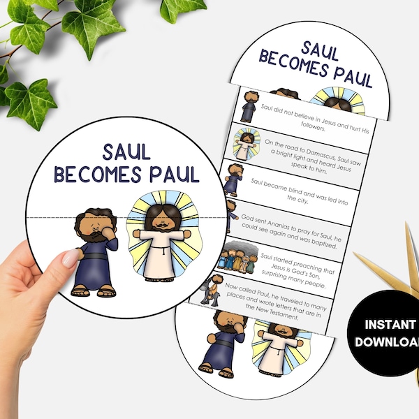 Saul to Paul Conversion Craft - Etsy