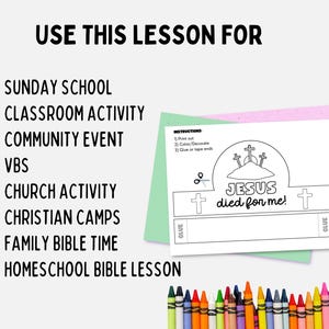 Crucifixion of Jesus, Good Friday Bible Lesson, Holy Week Printable ...