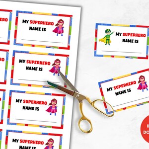 What's Your Superhero Name, Superhero Birthday Party Game for Kids and ...