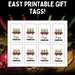 Printable Kwanzaa Gift Tag, Kwanzaa Gift Tags Printable, African ...
