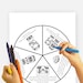 Abraham and Sarah, Printable Bible Coloring Wheel, Sunday School Craft ...