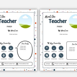 Meet the Teacher, Editable Meet the Teacher Template, School Newsletter ...