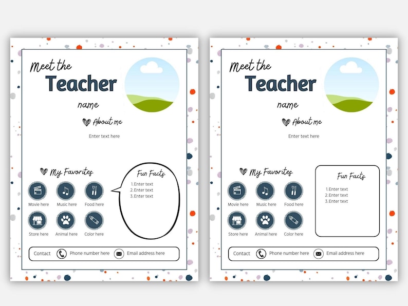 Meet the Teacher, Editable Meet the Teacher Template, School Newsletter ...
