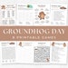 8 Printable Groundhog Day Games, Fun Groundhog Activities for Kids and ...