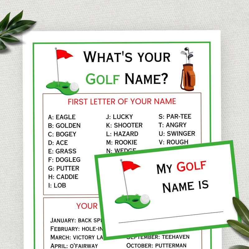 Golf Themed Party - Etsy