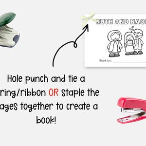 Ruth and Boaz, Ruth and Naomi Bible Lesson, VBS Activity Pack, Sunday ...