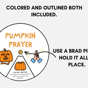 Pumpkin Carving Christian Halloween Activity, Printable Pumpkin Prayer ...
