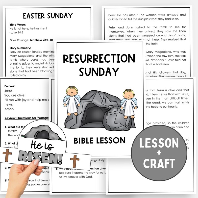 Preschool Resurrection - Etsy