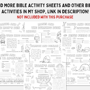 Moses and the Burning Bush, Printable Bible Coloring Wheel, Sunday ...