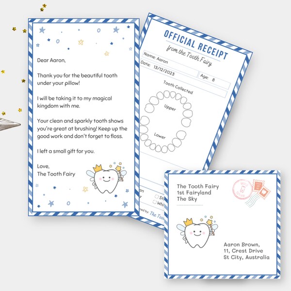 Lost Tooth Receipt - Etsy