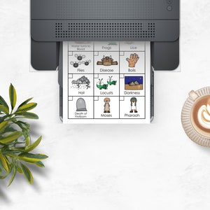 The Ten Plagues, Moses Bible Story, Printable Bible Scavenger Hunt ...
